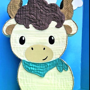 Bull Piñata, Personalized Handmade Piñata, First Rodeo Piñata, Party ...