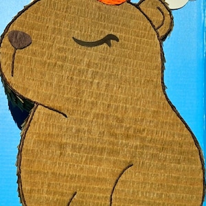 Capybara Piñata, Personalized Handmade Piñata, Birthday Gift, Family ...