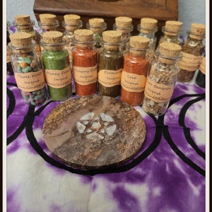 Triple Moon Wiccan Altar Box Kit Herbs Incense Altar - Etsy
