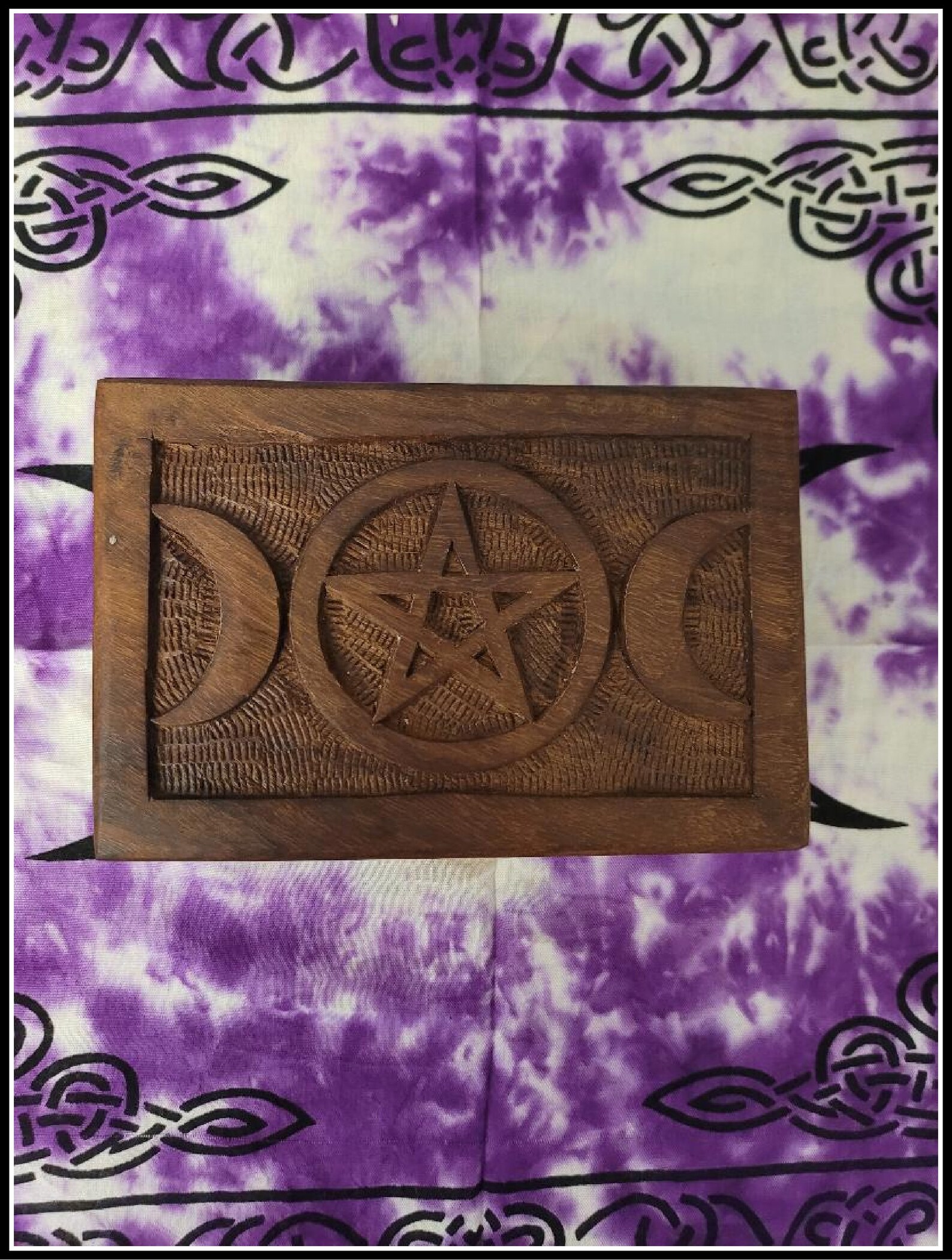 Triple Moon Wiccan Altar Box Kit Herbs Incense Altar - Etsy