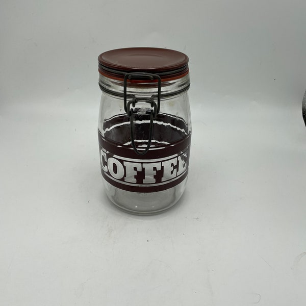 Vintage Coffee Jar - Etsy