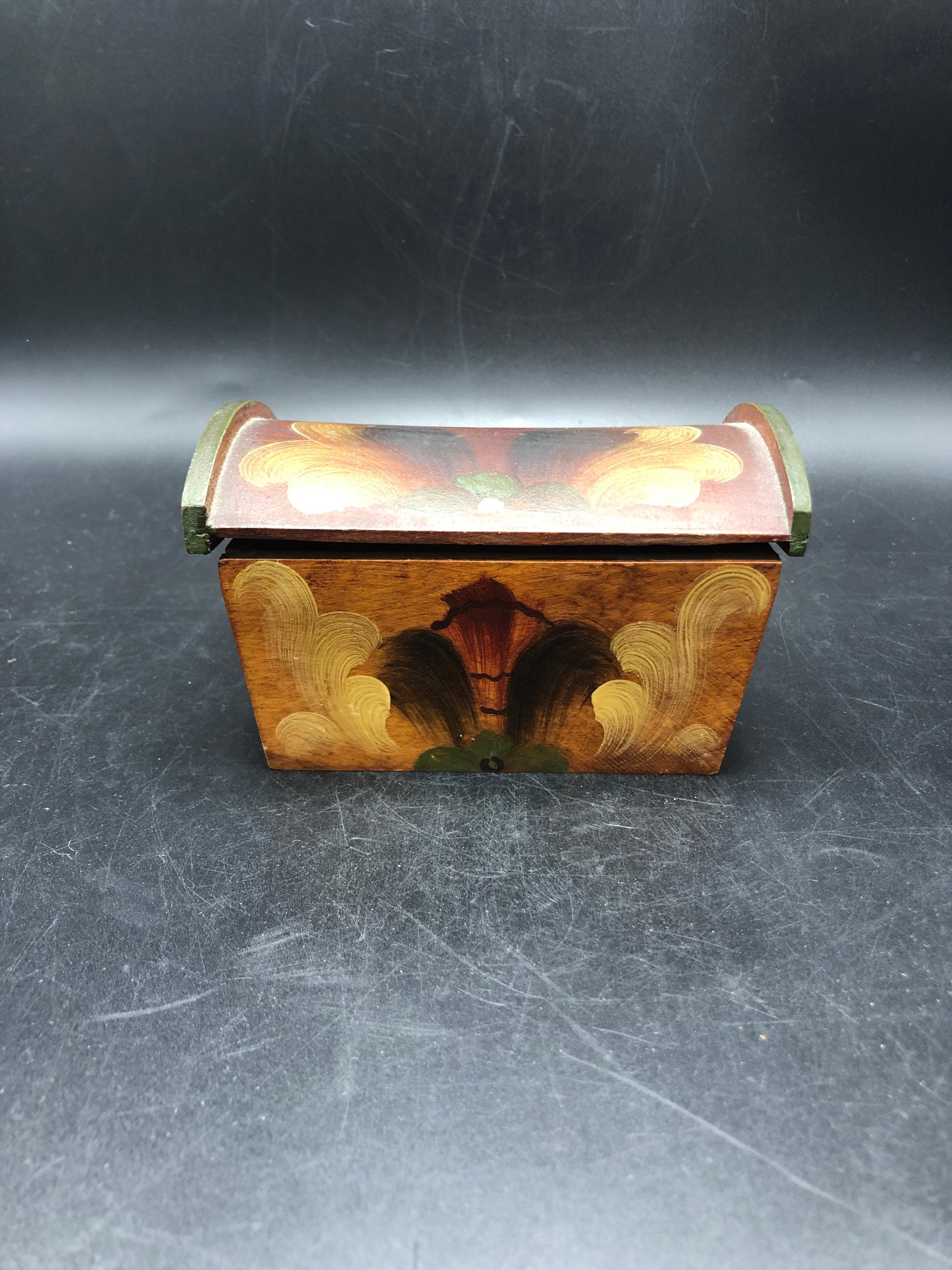 Painted Swedish Box - Etsy