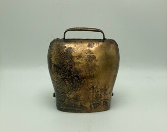 Vintage Copper Cow Bell, Vintage Cow Bell - Etsy