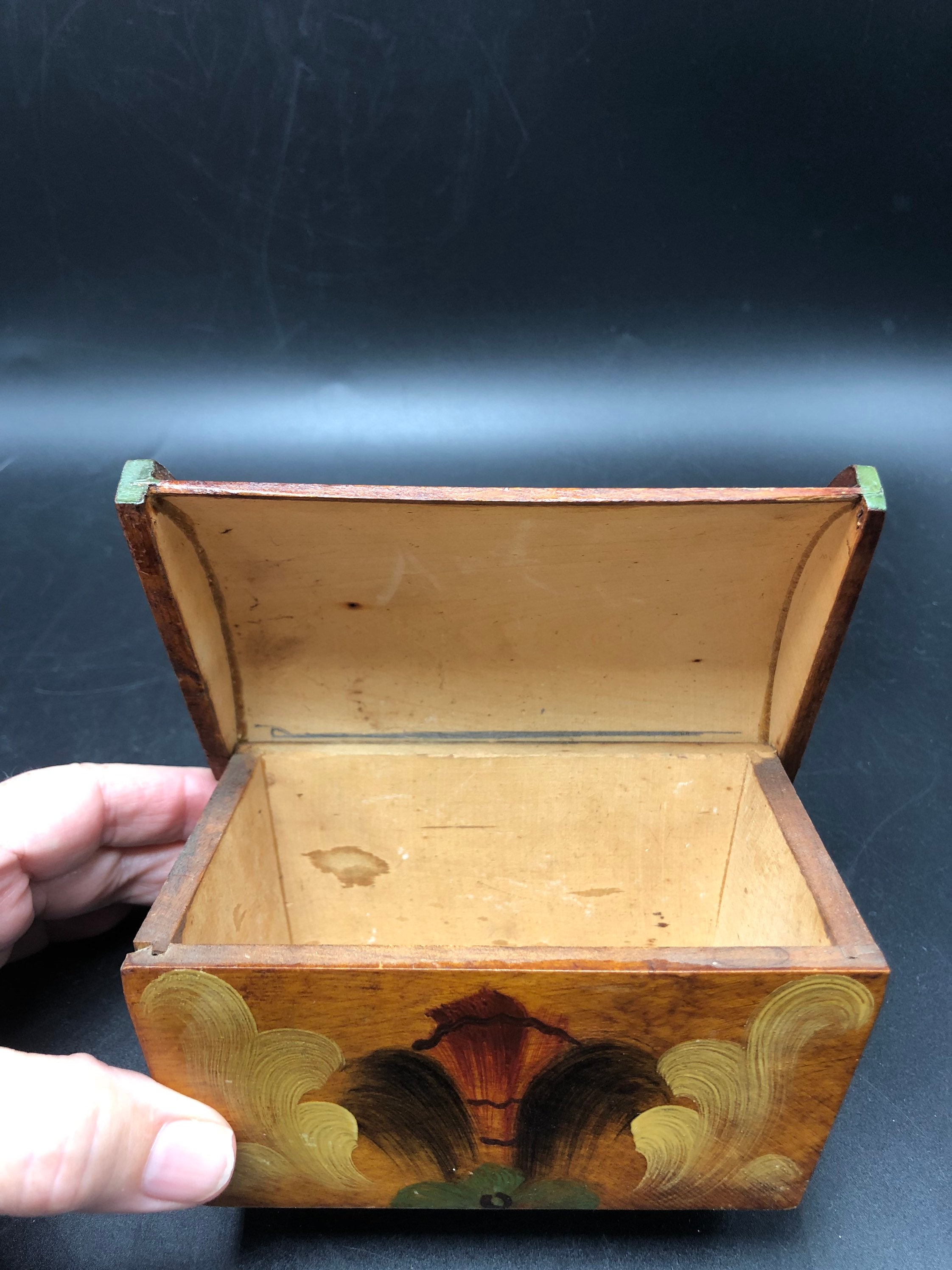 Painted Swedish Box - Etsy