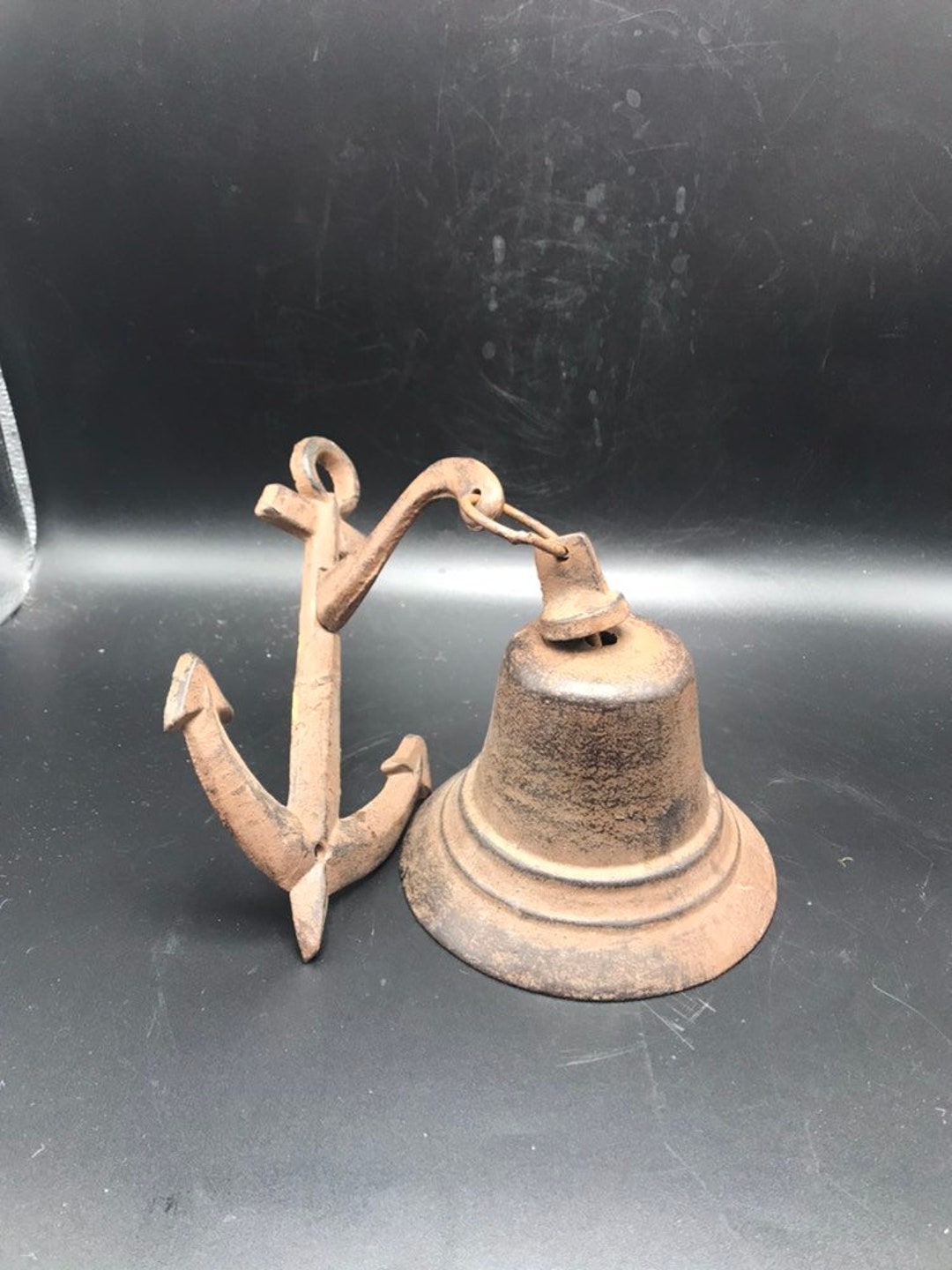Vintage Cast Iron Bell - Etsy