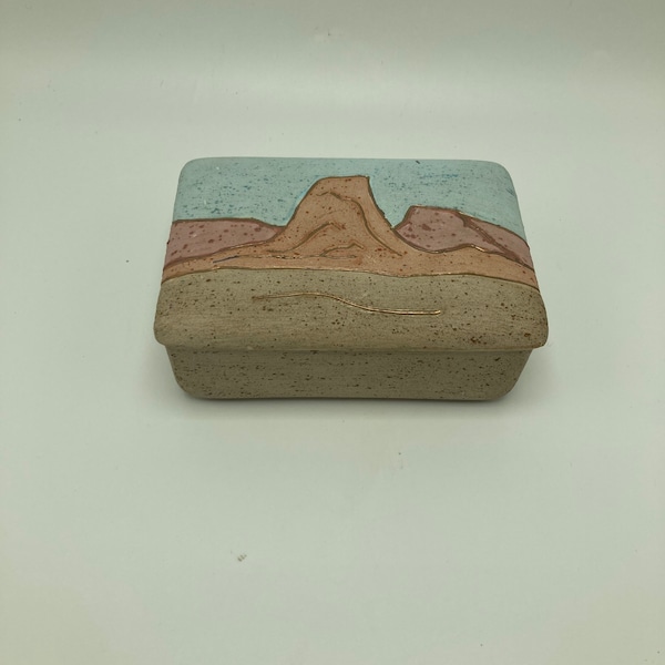 Pottery Trinket Box - Etsy