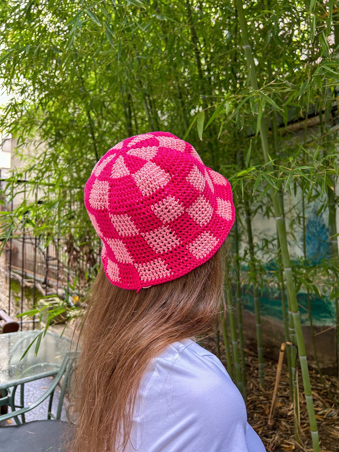 Checkered Bucket Hat Crochet Pattern Instant Pdf Download Beginner ...