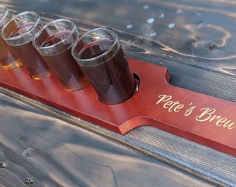 Custom Beer Tasting Flight Personalized Beer Tasting Paddle - Etsy