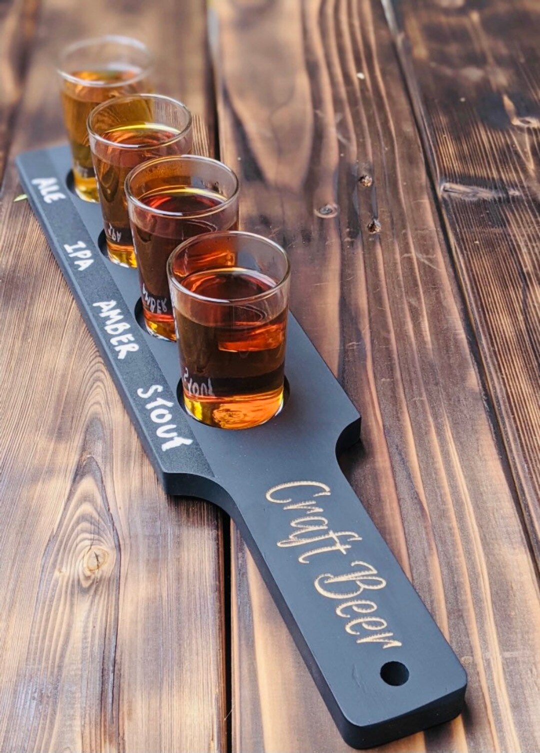 Black Tasting Flight Custom, Beer Tasting Flight, Personalized Tasting ...
