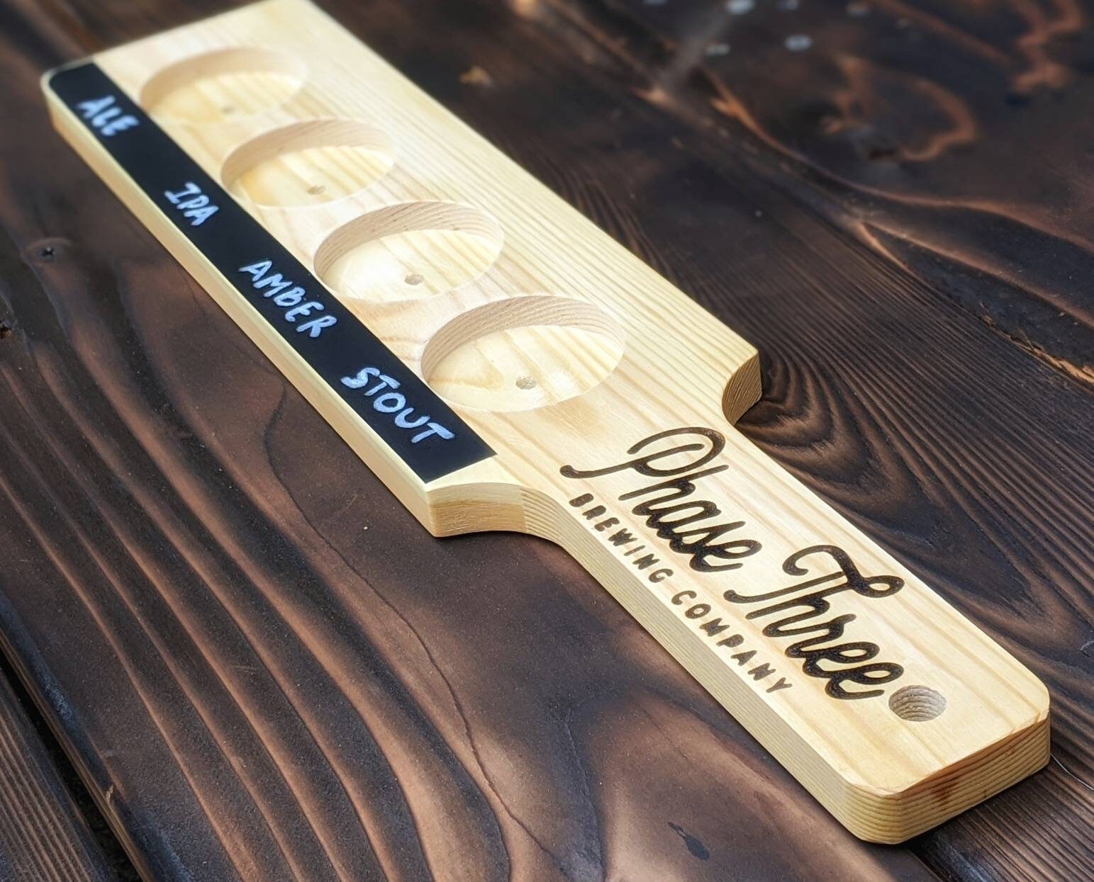 Custom Beer Tasting Flight, Personalized Beer Tasting Paddle, Wine ...