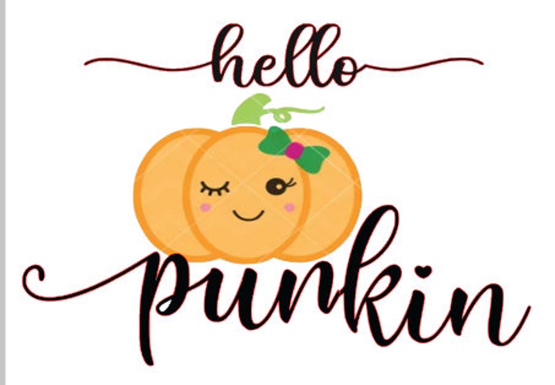 Hello Punkin PNG Digital Download - Etsy