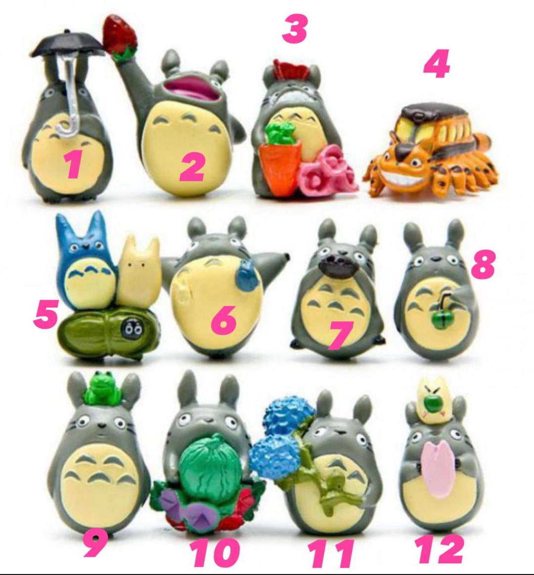 Miniature Totoro Doll as Kokedama Charm Comes With 3pcs - Etsy