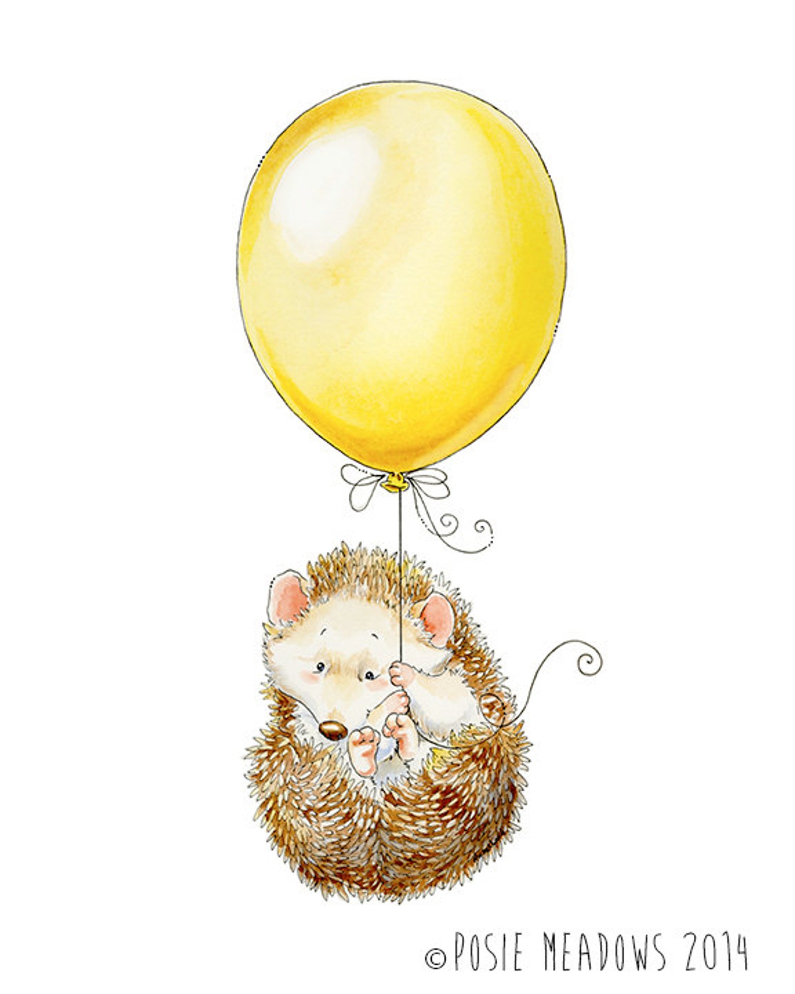 Hedgehog Hedgie Hedgie Nursery Art Hedgie Art Woodland - Etsy