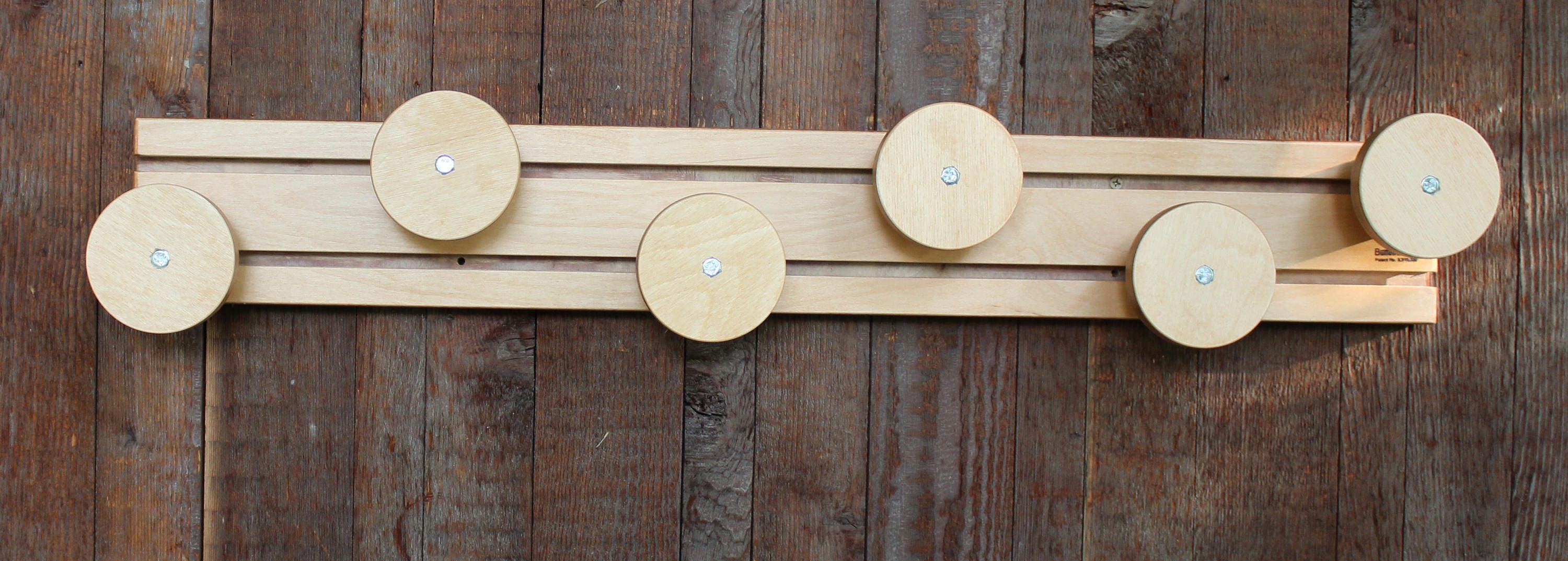 6 Pair/32" Button Ski Rack, With Traditional Wooden Buttons - Etsy Canada