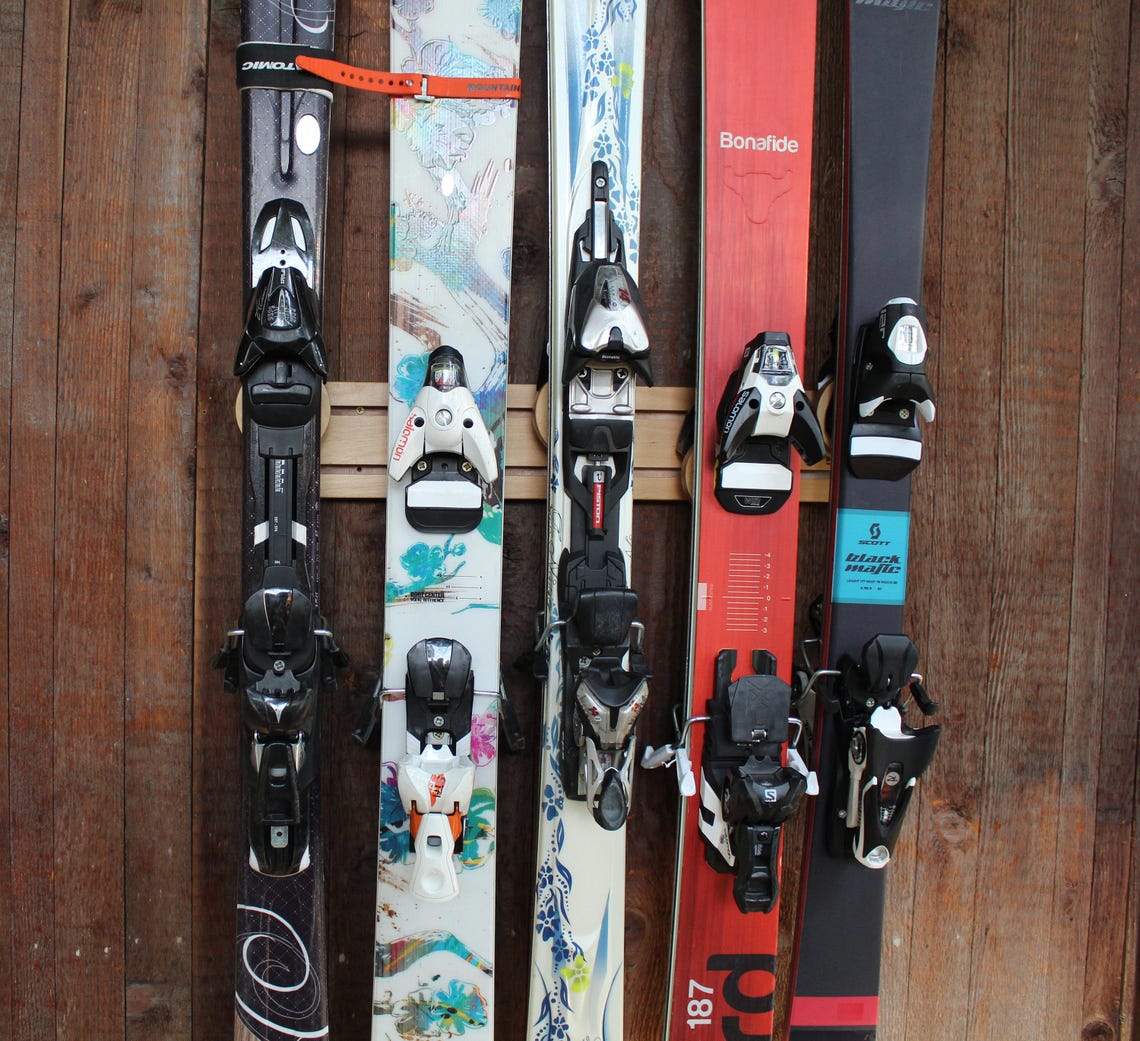 5 Pair/24 Adjustable Button Ski Rack With Traditional - Etsy