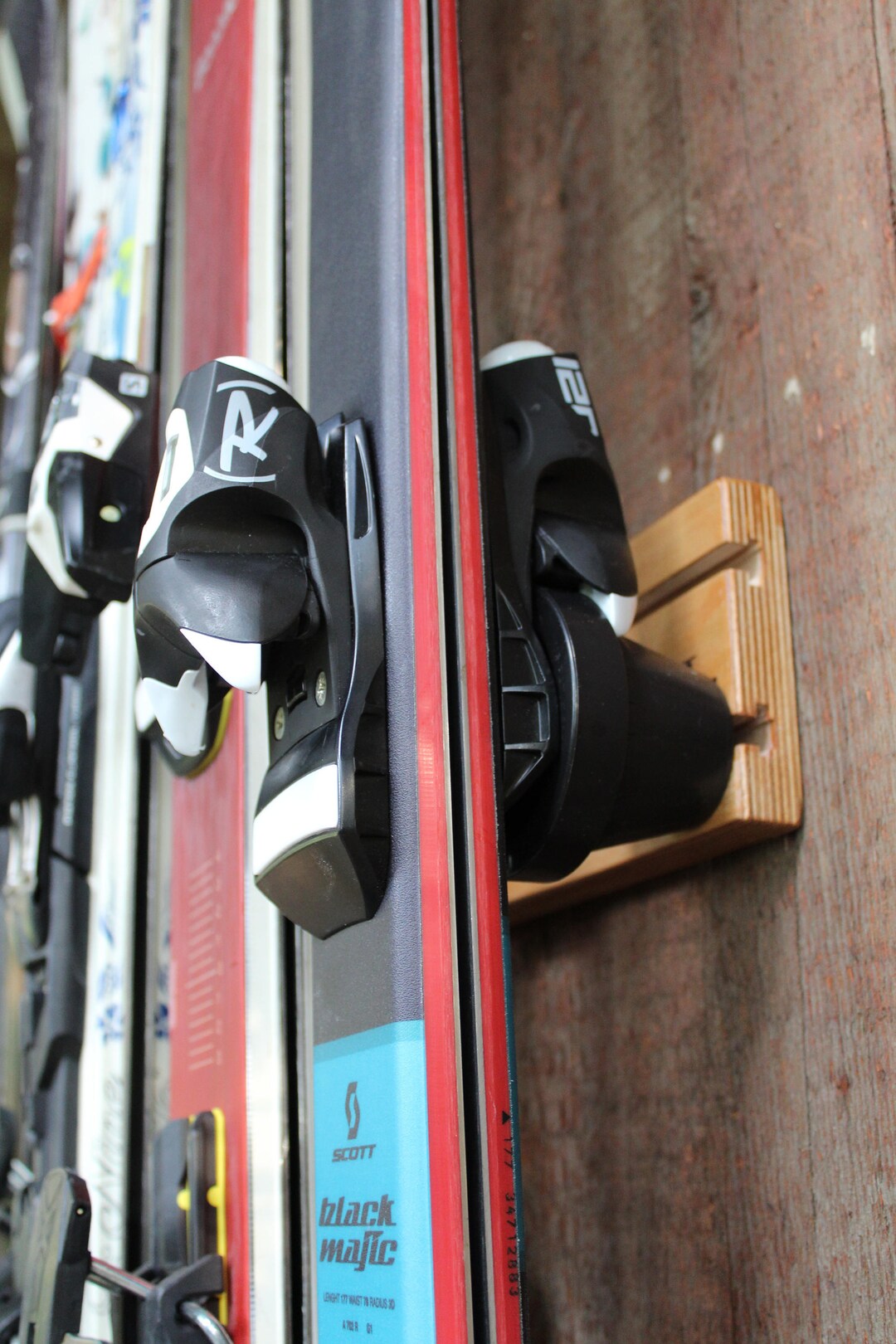 Adjustable 6-position Ski Rack: 32-inch Totti Button Hangers - Etsy