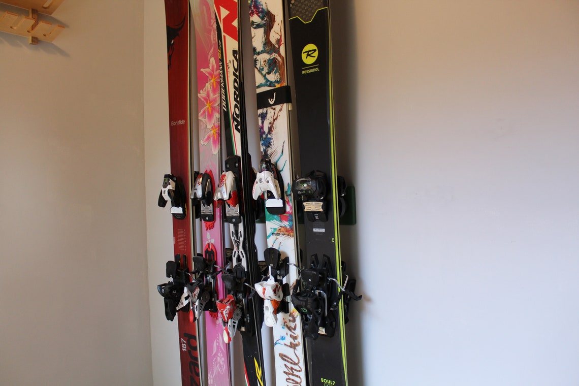 Single Button Ski Hanger: DIY Ski Rack Fixture - Etsy