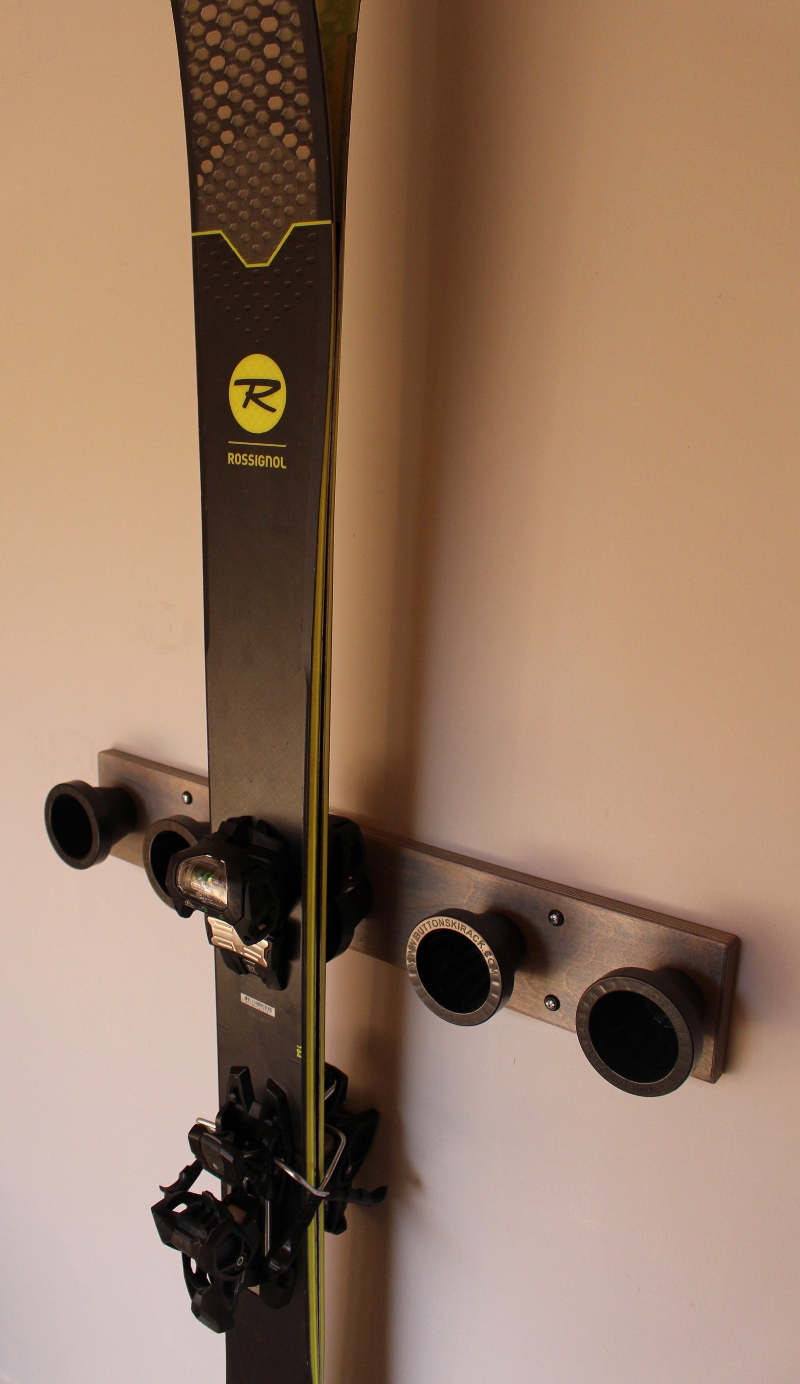 Single Button Ski Hanger: DIY Ski Rack Fixture - Etsy