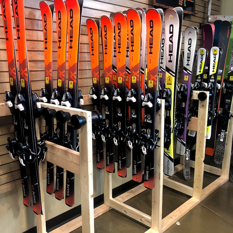 Single Button Ski Hanger: DIY Ski Rack Fixture - Etsy