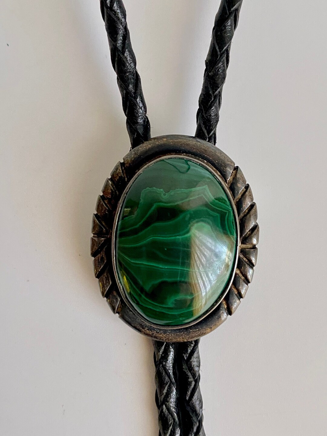 Native American Malachite Bolo Tie - Etsy