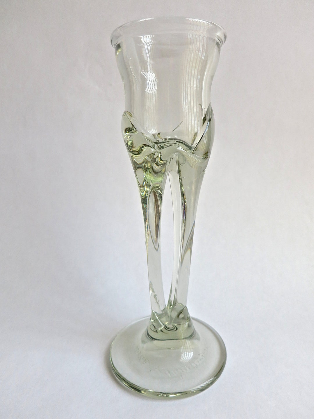 James Wayne Art Glass, Mid Century Glass Sculpture, Lovers Goblet ...