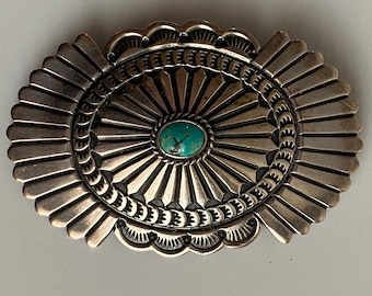 Vintage GARY REEVES 1962-2014 Early Pendant and Pin, Turquoise ...
