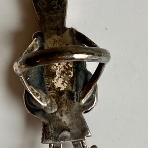 Native American Cherokee John Coers Sterling Silver Turquoise Kachina ...