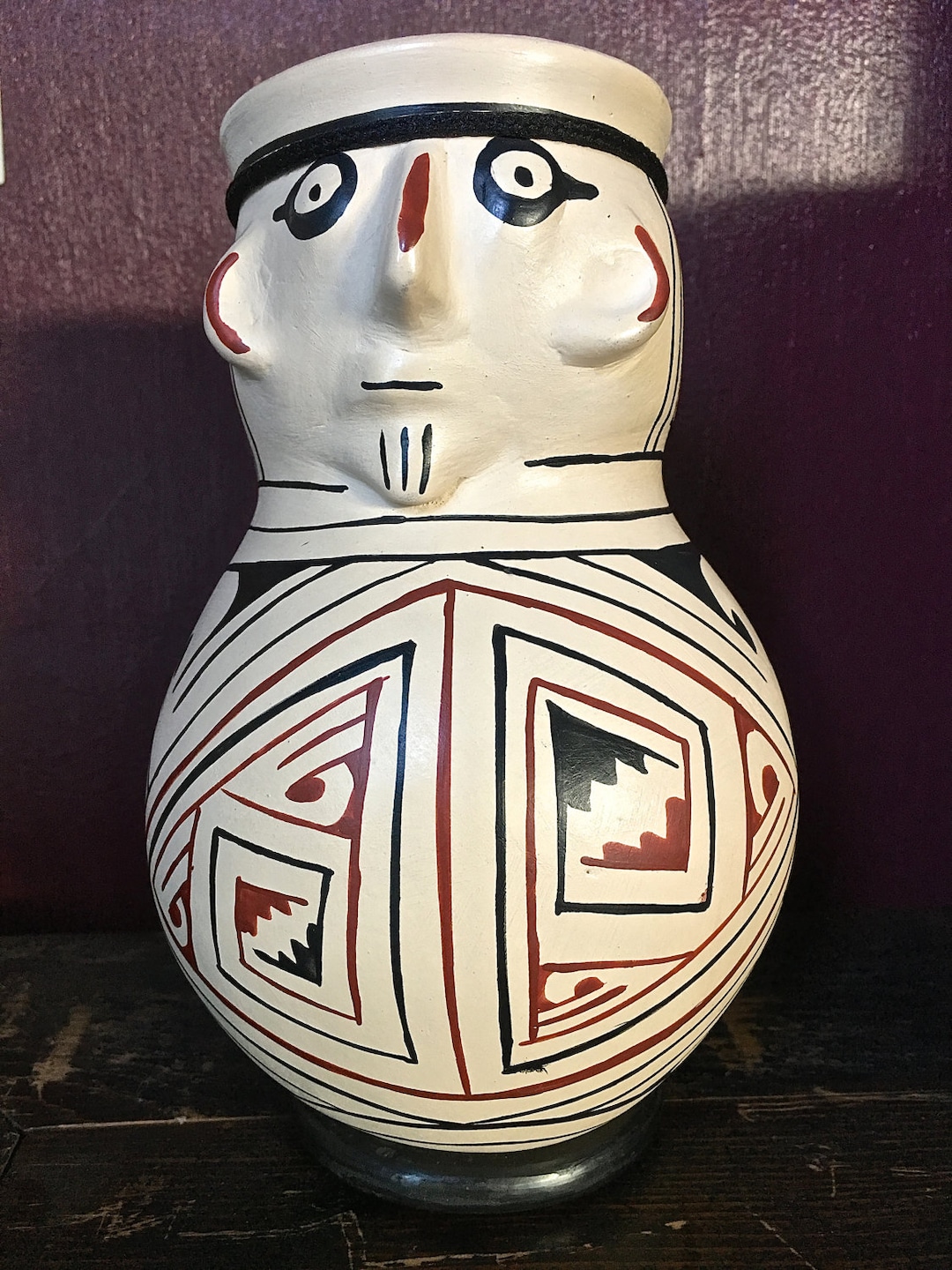 Mata Ortiz Clay Effigy Vessel Manuel Olivas Paquime - Etsy