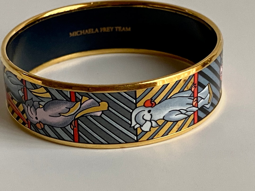 Michaela Frey Team Bangle Bracelet Parrots - Etsy