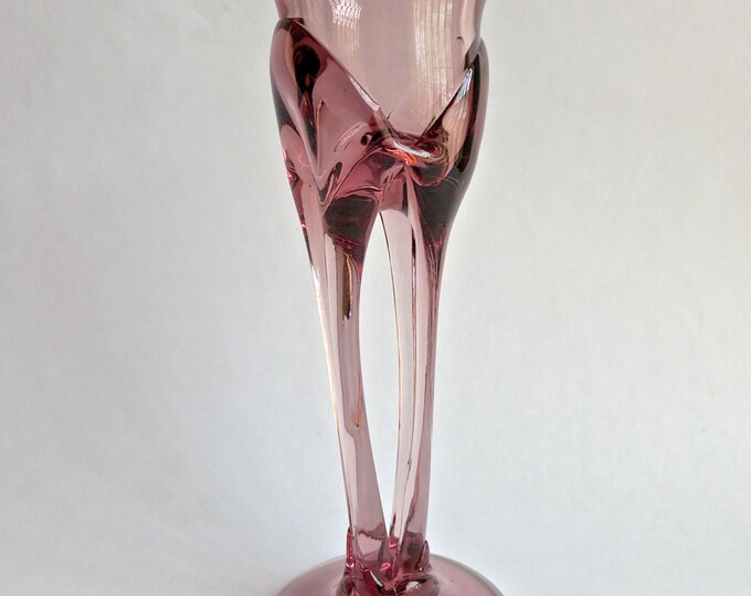 James Wayne Studio Art Glass, Lover's Goblet, Wedding Toast Glass, Hand ...