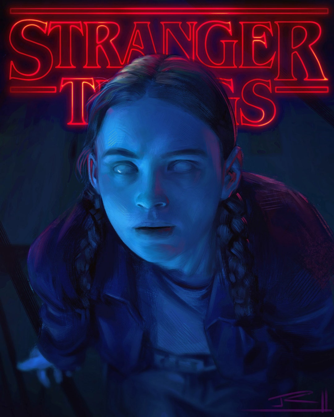 Stranger Things: Max Mayfield Art Print - Etsy