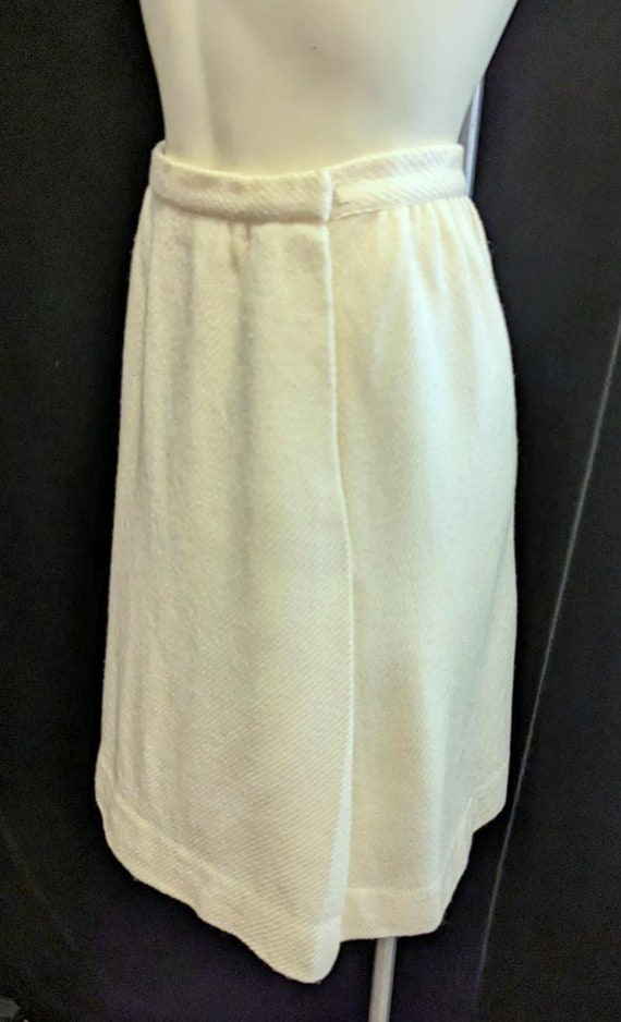 Vintage 60s MOD Era Ivory Wool and SILK SUIT Wedding … - Gem