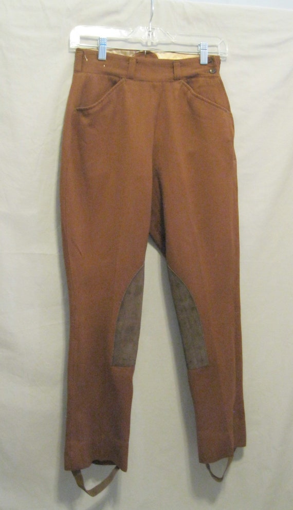 Vintage 1960s ENGLISH Style Jodhpurs EQUESTRIAN Saddl… - Gem