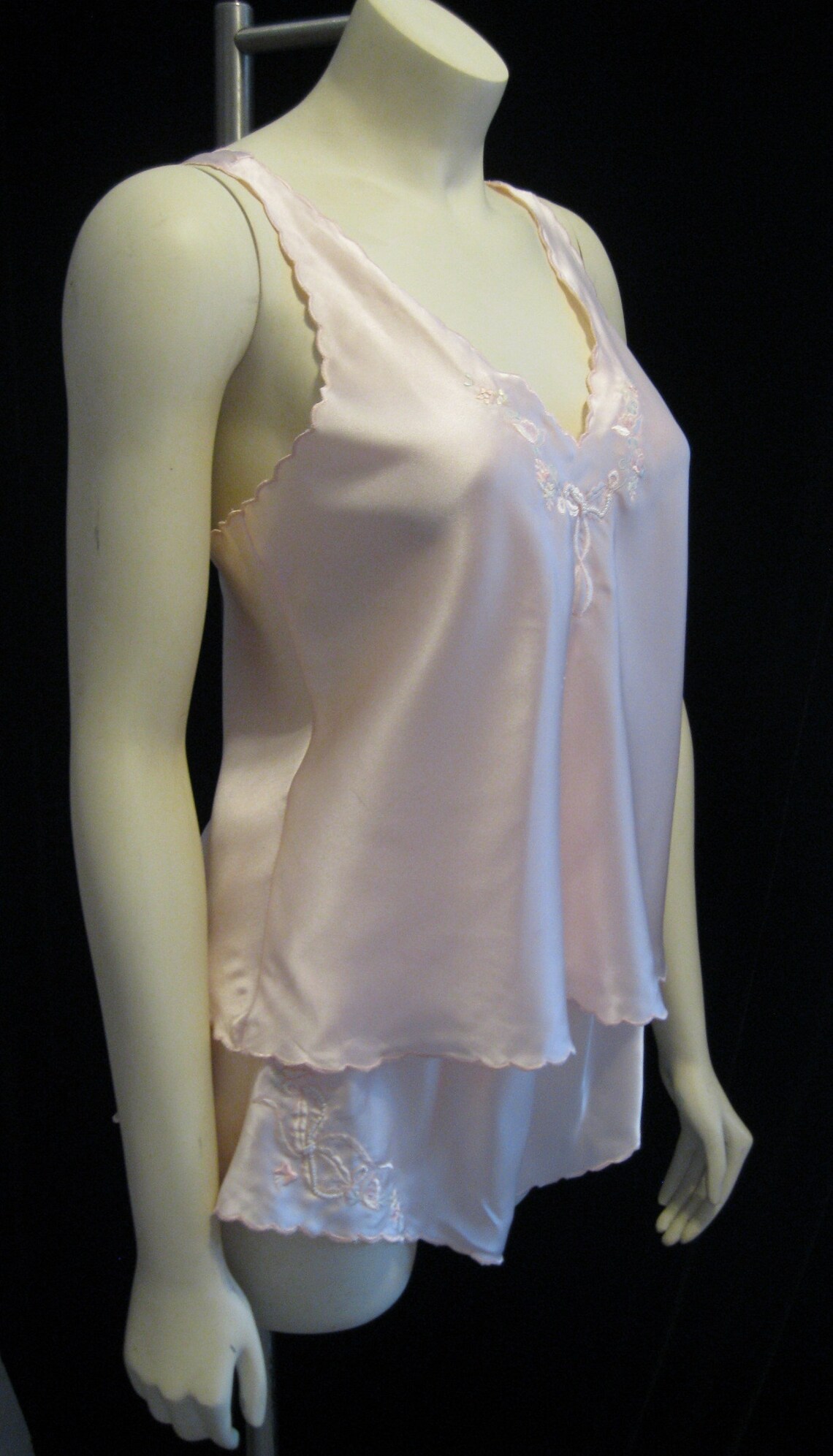 Vintage 80s 90s 2 Piece TEDDY Set by DELICATES Embroidered W. - Etsy