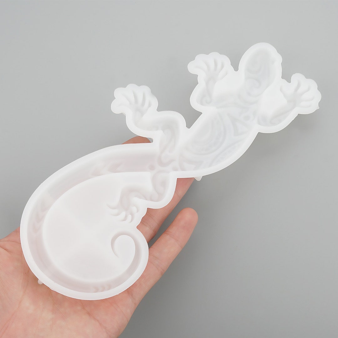 3D Gecko Silicone Mold,epoxy Resin Mold,large Lizard Mold- Resin Mold ...