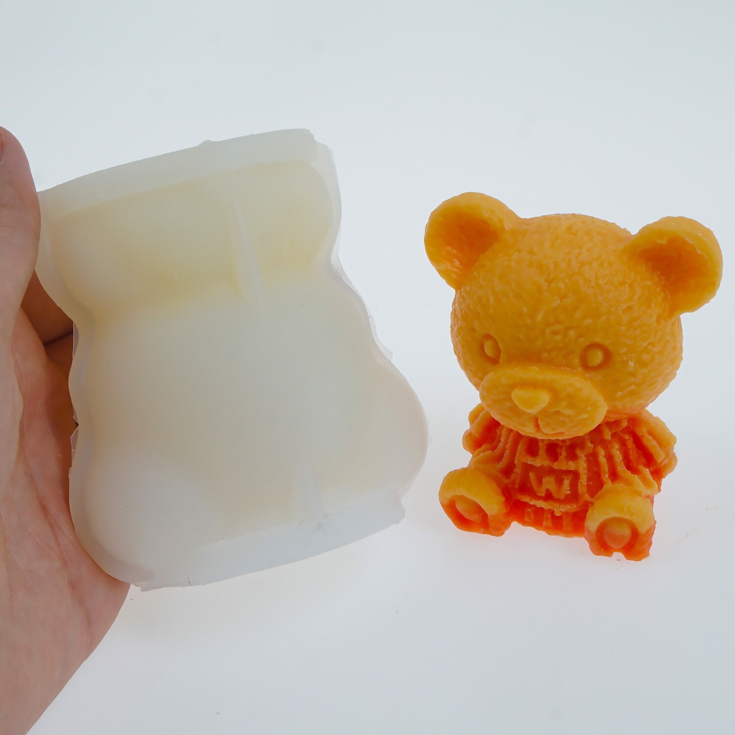1 PCS 3D Silicone Teddy Bear Mold Bear Ice Mold Candle Mold - Etsy UK