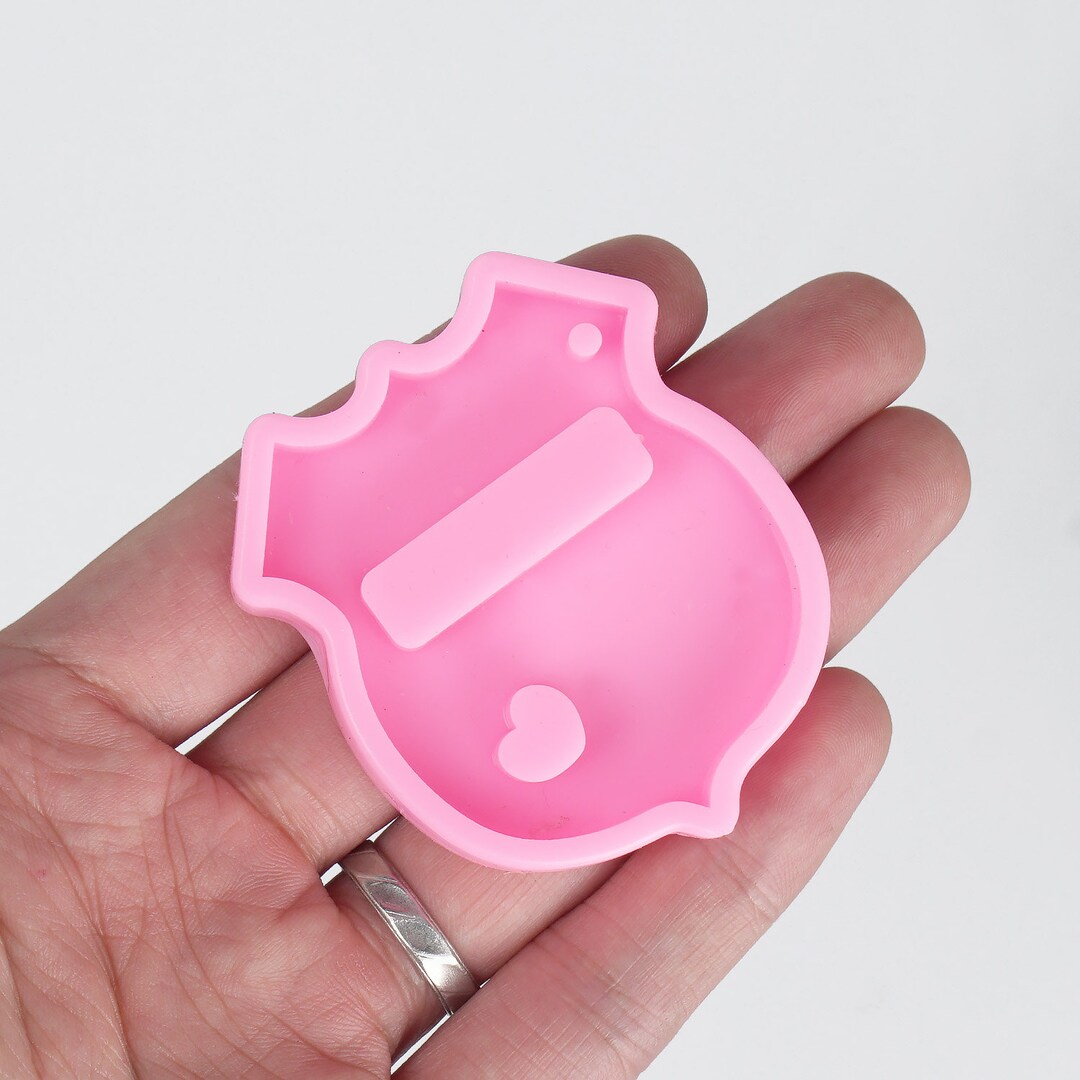 1 Piece Police Shield Mold Shiny Silicone Molds Plain Badge and Badge ...