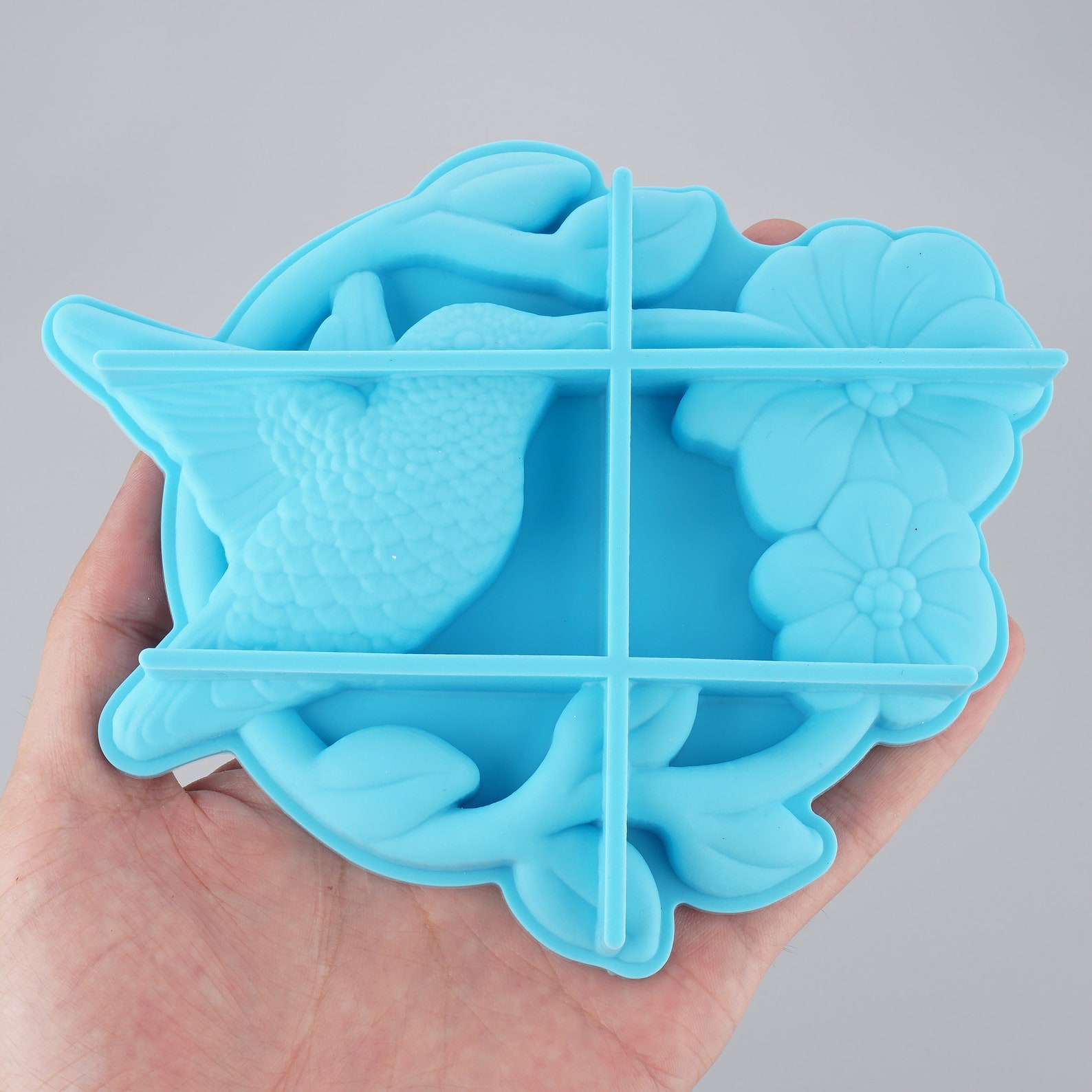 1PC Silicone Hummingbird Mold, Resin Hummingbird for DIY Home ...