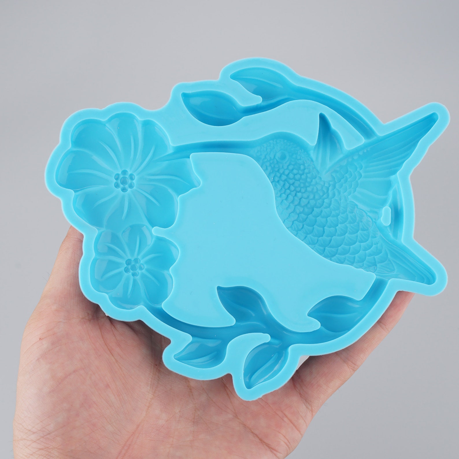 1PC Silicone Hummingbird Mold, Resin Hummingbird for DIY Home ...