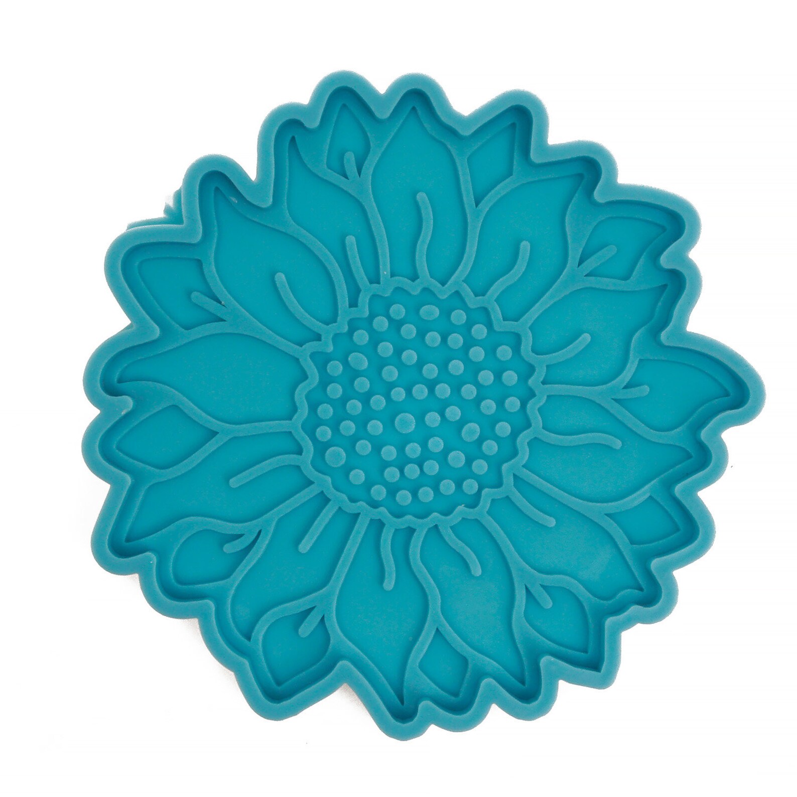 1 Piece Blue Silicone Coaster Mold Sunflower Coaster Molds - Etsy