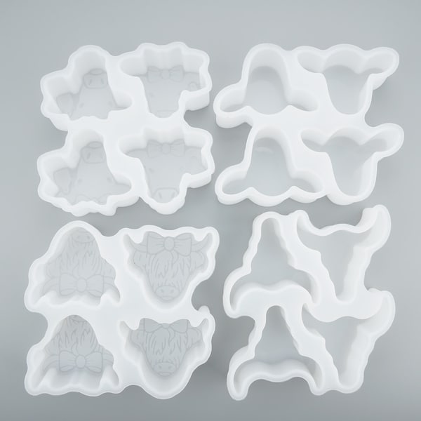 Cow Head Resin Molds - Etsy