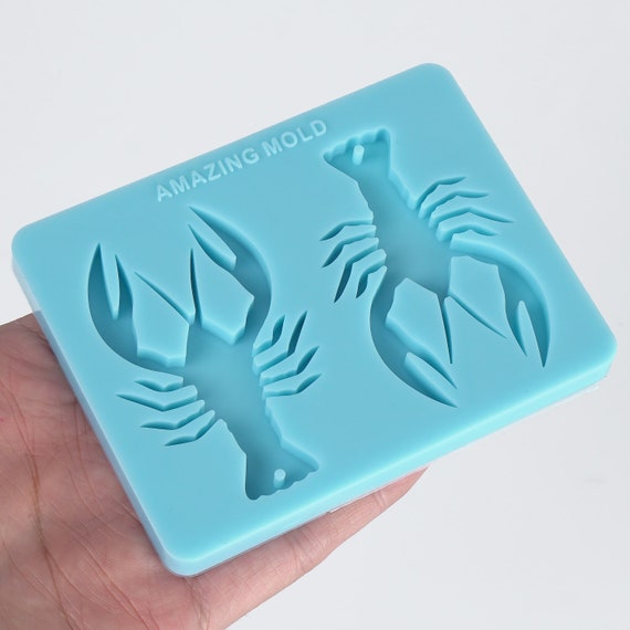 1 Piece Lobster Silicone Earring Mold Resin Mold Epoxy | Etsy