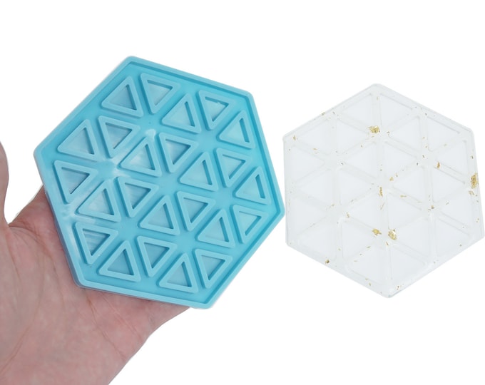 Diy Silicone Epoxy Mold Hexagon and Octagonal Coaster Silicone Mold ...