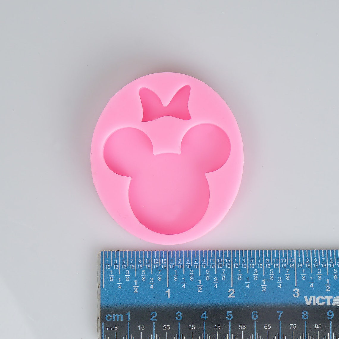 1 Piece Adorable Minnie Mouse Mold Silicone Mouse With Bow | Etsy