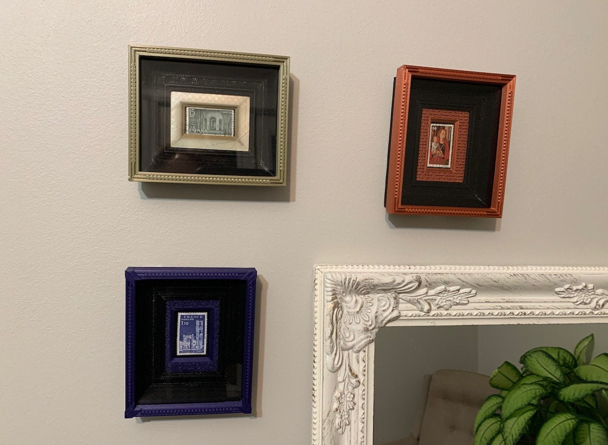 Miniature Picture, Photo, Stamp Frame for Wall or Desk - Etsy