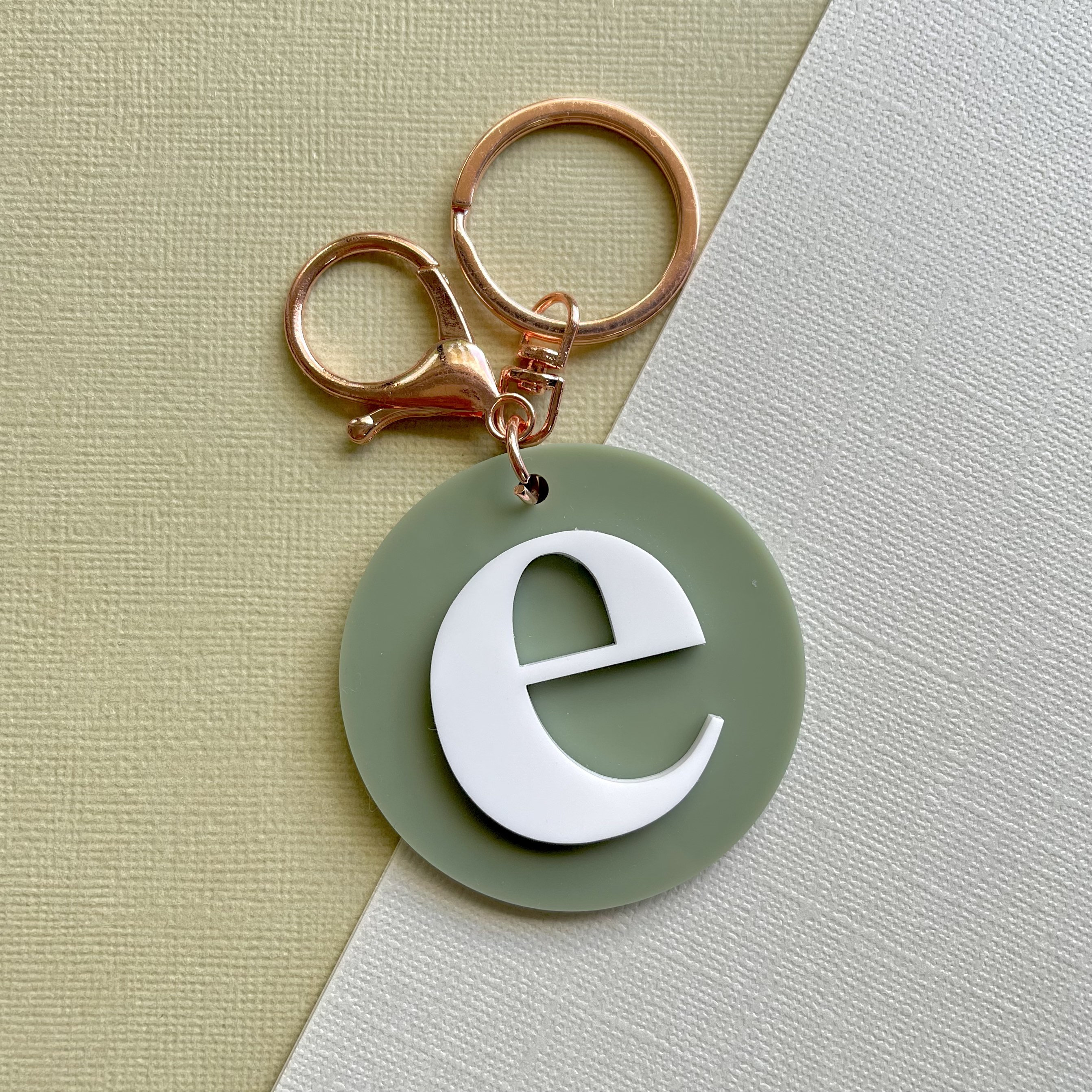 Personalised Initial Keyrings / Initial Key Tags / Custom Bag - Etsy ...