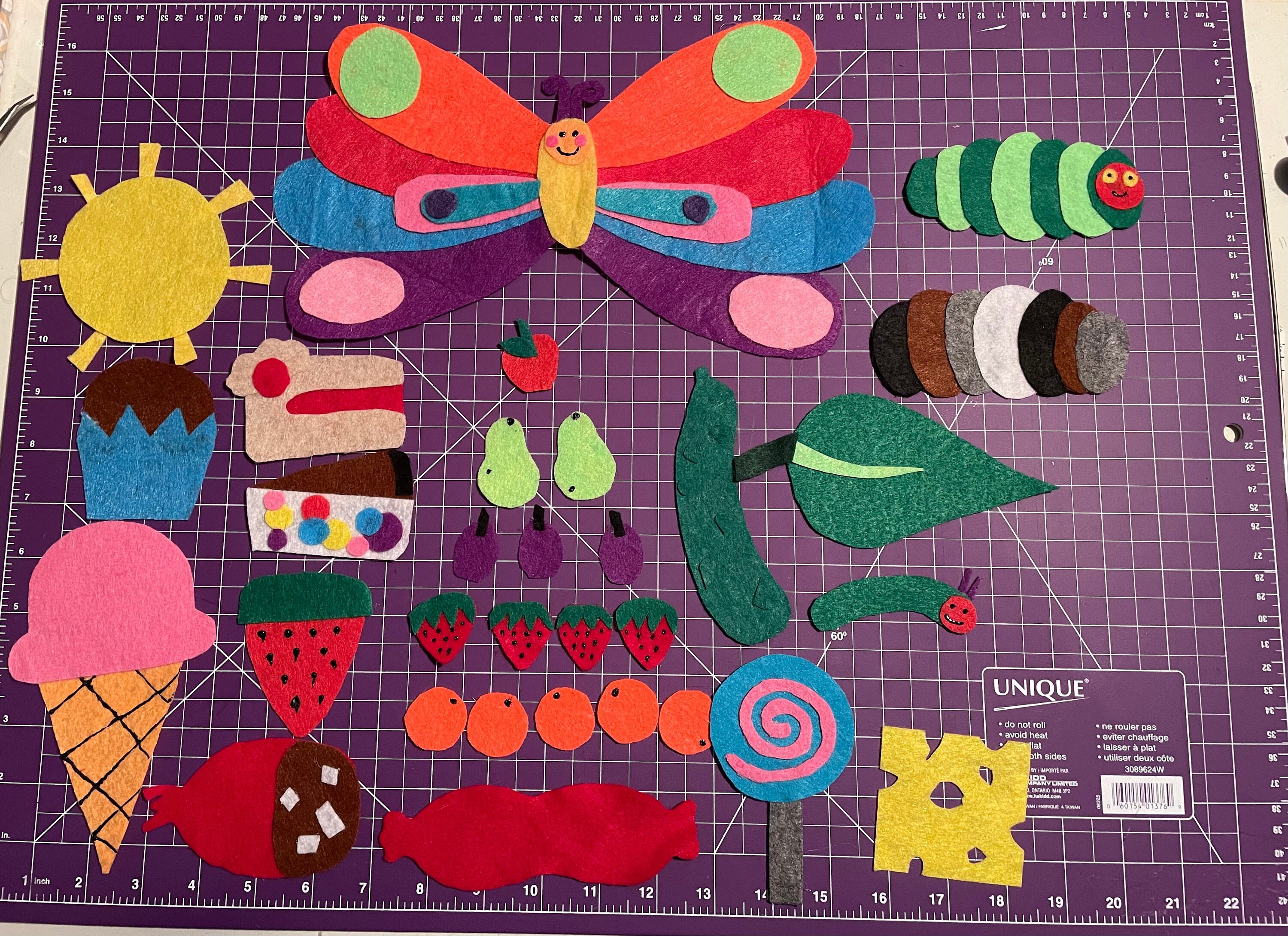 Hungry Hungry Caterpillar Felt Board Story - Etsy