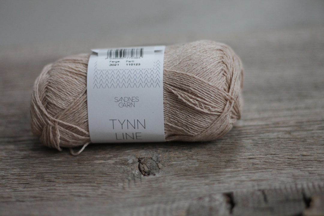 Sandnes Garn TYNN LINE Cotton and Linen With Viscose Yarn 50 Gr Color ...