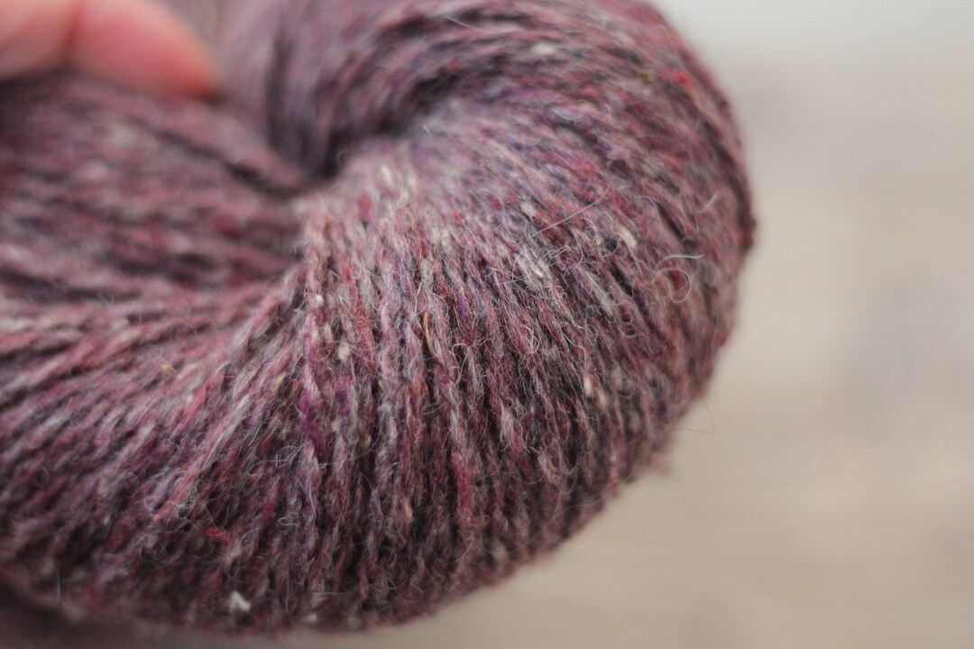 Dundaga Wool Yarn 6/2 Natural Rustic Wool Non Superwash Wool Yarn Dark ...