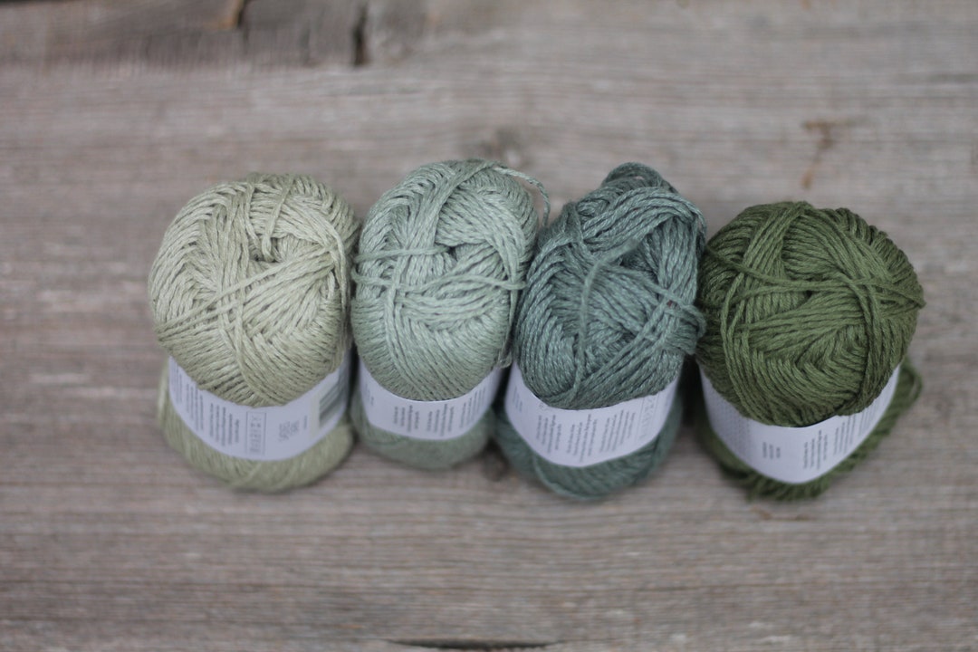 Sandnes Garn LINE Cotton and Linen With Viscose Yarn 50gr Color 9541 ...